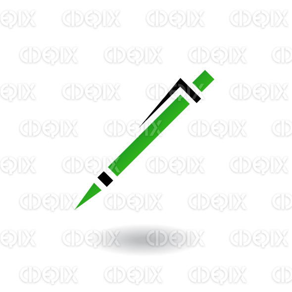 black and green pen icon | Cidepix