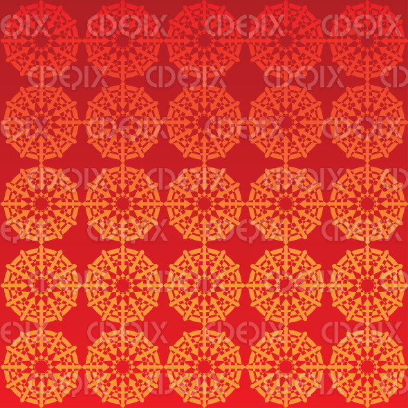 ornamental circular shapes on red background | Cidepix
