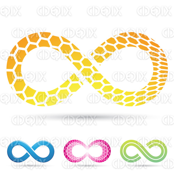 Infinity Symbol with Honeycomb pattern | Cidepix