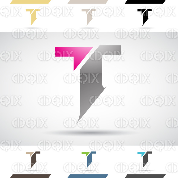Logo Shapes and Icons of Letter T | Cidepix