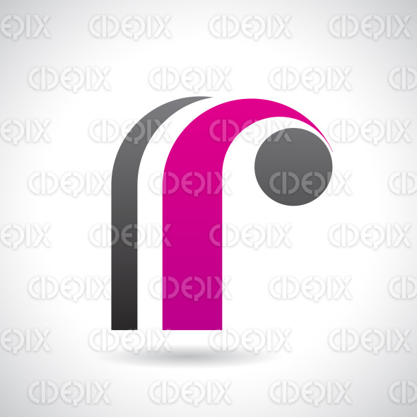 Logo Shape and Icon of Letter R, Vector Illustration | Cidepix